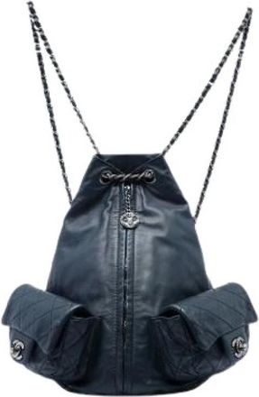 Chanel Pre-owned Vintage Backpack - - Pre-owned - Damen - Blau - ONE SIZE