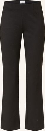 Seductive Seductive Jerseyhose Cindy Mit Schmucksteinen schwarz