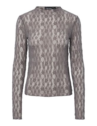 Pieces Pcjunilla Ls Lace Top WVN