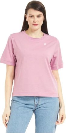 K-Way Femme, Tops, Rose, Taille: 38 FR Selune Jersey T-shirt
