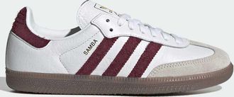 adidas Originals Samba OG - Sneaker in Wei&szlig; und Kastanienbraun