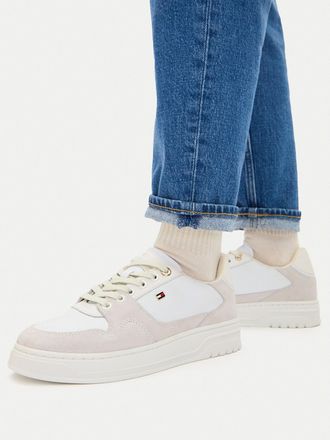 Tommy Hilfiger Sneakers Tommy Hilfiger Court FW0FW09177 Wei&szlig;
