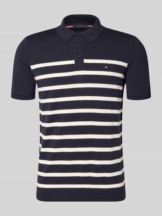 Tommy Hilfiger Regular Fit Strick-Poloshirt aus reiner Baumwolle