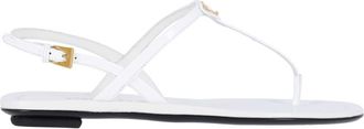 Prada Leather Logo Sandals