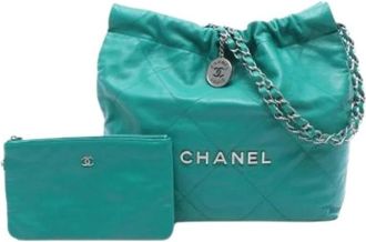 Chanel Sac bandouli&egrave;re vintage Pre-owned - Femme - Pre-owned - Vert - Taille: ONE Size