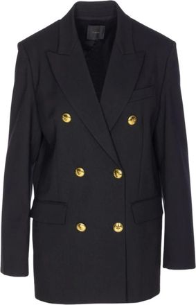 Pinko Pinko, Femme, Vestes, Noir, Taille: 36 FR Blazer Crois&eacute;