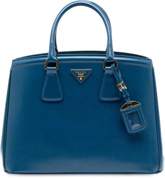 Prada Shopper - Saffiano Lux Parabole Tote - Gr. unisize - in Blau - f&uuml;r Damen