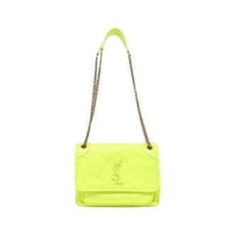 Saint Laurent Pre-owned Niki Baby Lammleder Schultertasche - - Pre-owned - Damen - Gelb - ONE SIZE