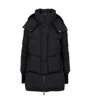 Herno Lange gesteppte Daunenjacke - - Jackets - Damen - Schwarzk - M