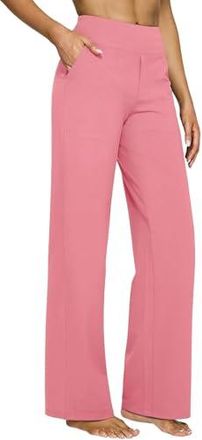 Generico Pantalon de surv&ecirc;tement pour femme taille haute pantalon de surv&ecirc;tement Curvy Jambe Large Athl&eacute;tique Pantalon avec Poches Longues Confortable Sport Pa