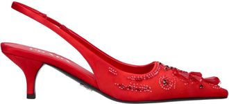 Prada Slingback-Pumps Mit Verzierungen