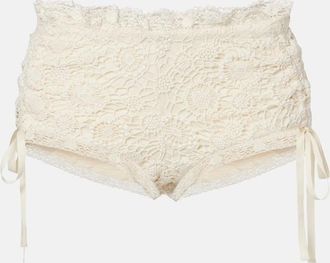 Isabel Marant Short Yeliz en crochet de coton