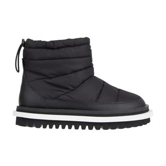 Tommy Jeans Schwarze Gepolsterte Stiefeletten - - Shoes - Damen - Schwarzk - 36 EU