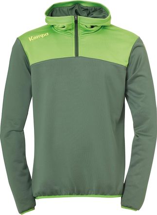 Kempa Herren Sweatshirt Emotion 2.0 Quarter Zip Hoodie, Dragon grün/Hope Grün, XXL, 200226715