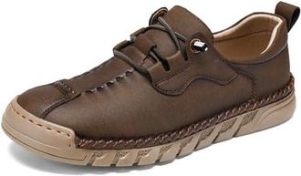 Generic Chaussures d&eacute;contract&eacute;es en cuir pour homme - Confortables et tendance - Mocassins l&eacute;gers - Pour la marche, la conduite, la randonn&eacute;e, caf&eacute;, 38 2/3 EU