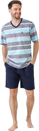 Hajo Herren Shorty, Premium Cotton Marine 54