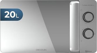 Cecotec Microondas ProClean 3060, 20 Liter- Kapazität, Ready2Clean-Beschichtung, 700 Watt-Leistung, 6 Funktionsstufen, 30 Minuten-Timer, 3 D Wave-Technologie,