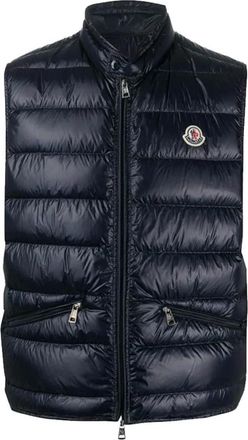 Moncler Gui Daunenweste - - Jackets - Herren - Blau - 2XL