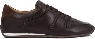 Kazar Ledersneaker mit Wildlederabsatz - - Shoes - Damen - Braun - 36 EU