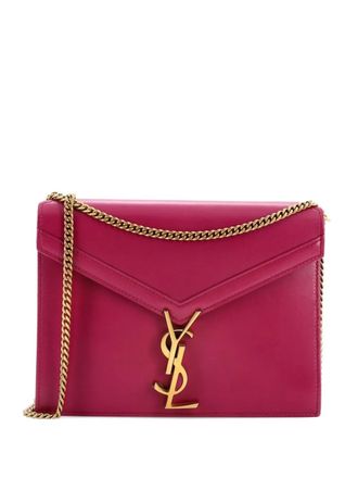 Saint Laurent sac &agrave; bandouli&egrave;re Cassandra en cuir &agrave; cha&icirc;ne petit format - Violet