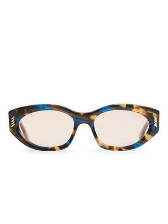 Family Affair lunettes de soleil à monture papillon - Marron