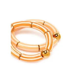 Au Printemps Paris Lot de 2 bracelets &agrave; rayures