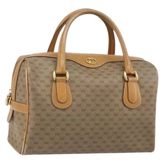 Gucci Sac Boston Pre-owned - Femme - Pre-owned - Beige - Taille: ONE Size