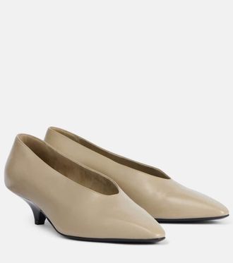 Loro Piana Escarpins Rebecca en cuir