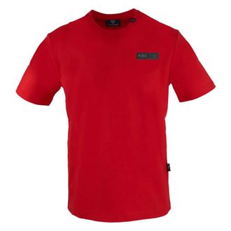 Plein Sport Kurzarm Rundhals Baumwoll T-shirt - - Sport - Herren - Rot - XL