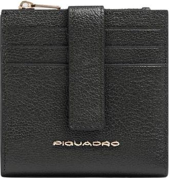 Piquadro Femme, Accessoires, Noir, Taille: ONE Size W140 Card Holder