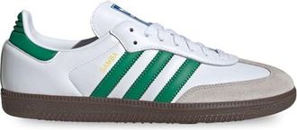 adidas Originals adidas 19000, Chaussures de Sport Samba Unisexe-Adulte, Blanc Vert Gris, 45 1/3 EU