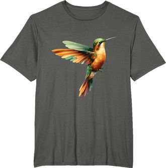 Colibri Bunte Kolibri-Liebhaber-Natur-Grafik T-Shirt