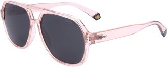 Polaroid Pld 6193/s 35J/M9 PINK Sunglasses Unisex Polycarbonate, Standard, 57