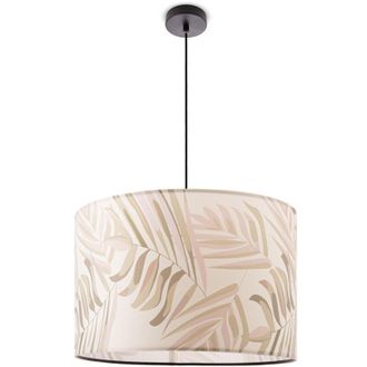 Paco Home Paco Home - Plafonnier Suspension Salon Chambre &agrave; Coucher Moderne Jungle Palmiers E27 Vert (&Oslash;38cm), Lampe &agrave; suspension - Noir