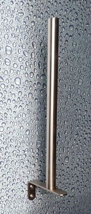 Haceka IXI Reserve-Papierrollenhalter, Edelstahl, geb&uuml;rstet, 1118376