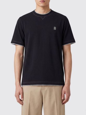 Brunello Cucinelli T-Shirt Homme couleur Noir 1