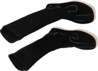 Frcolor SUPVOX Bottes Chinoises Traditionnelles Hanfu Homme 38 Noir Broderies Semelle Antid&eacute;rapante pour Arts Martiaux et Spectacles Chaussures de Festival Ch