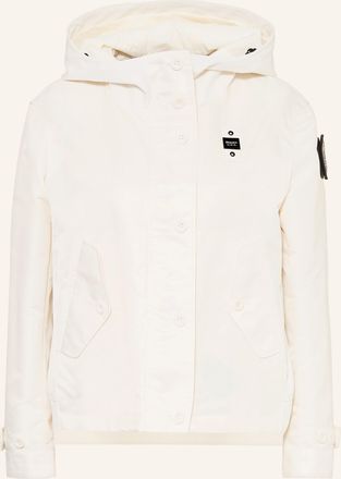 Blauer Jacke Marcella weiss