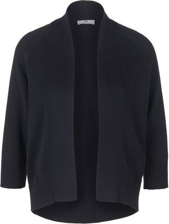 Peter Hahn Strickjacke 3/4-Arm aus 100% SUPIMA-Baumwolle Peter Hahn blau