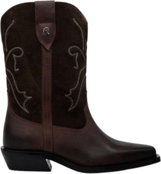 Replay Damen Mid Boot Stiefel Cowboy-Boots, Brown 012 (Braun), 36