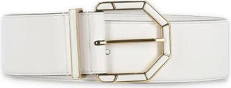 Etro Femme, Accessoires, Blanc, Taille: 80 CM Ceinture en cuir avec boucle en m&eacute;tal