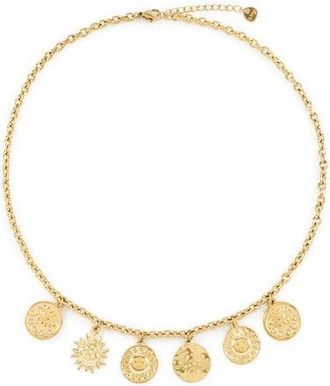 Au Printemps Paris Collier charms ronds