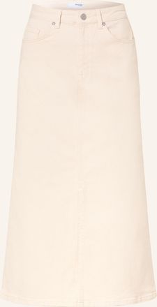 Selected Jeansrock weiss