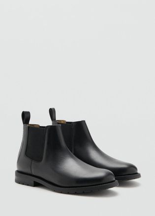 Mango Ankle Boots im Chelsea-Stil schwarz - Herren - 40 - MANGO MAN
