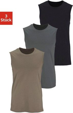 H.I.S Muscleshirt (Packung, 3-tlg) mit Rundhalsausschnitt