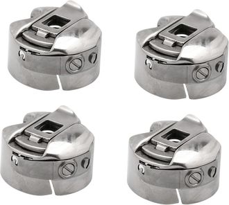 DOITOOL N&auml;hmaschine Metall Spulenkapsel 4 St&uuml;ck Ersatz F&uuml;r Niedrigschaft N&auml;hzubeh&ouml;r Einfache Montage Langlebig