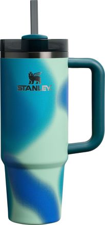 Stanley 1913 Quencher H2.0 Flowstate Trinkflasche Mit Strohhalm 0.89L - Thermobecher K&uuml;hlt 9 Stunden - 40 Stunden Eisgek&uuml;hlt - Thermosflasche BPA Frei - Edels