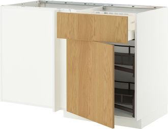 IKEA METOD / MAXIMERA Eckunterschrank m Schublade+Auszug