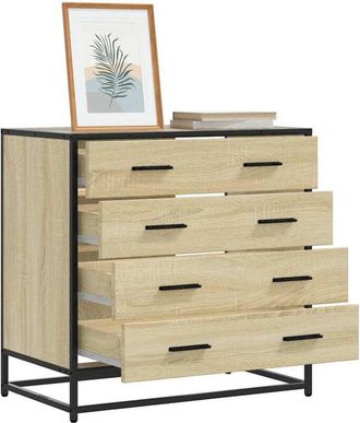 vidaXL Commode ch&ecirc;ne sonoma 70x41x70 cm bois ding&eacute;nierie - Vidaxl