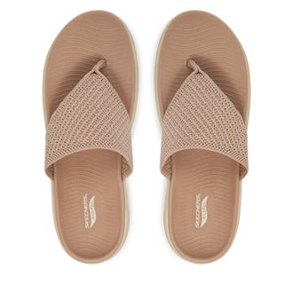 Skechers Zehentrenner Skechers Go Walk Arch Fit 2.0 Sandal-Carrie 140861/TPE Beige